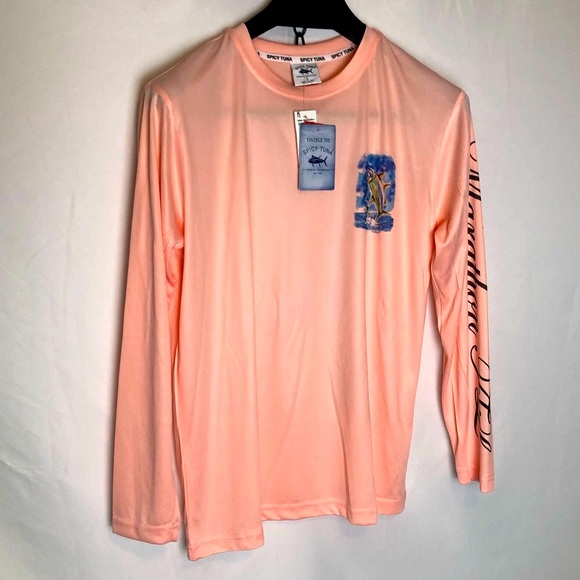 Spicy Tuna | Shirts | Nwt Spicy Tuna Performance Long Sleeve Tshirt ...